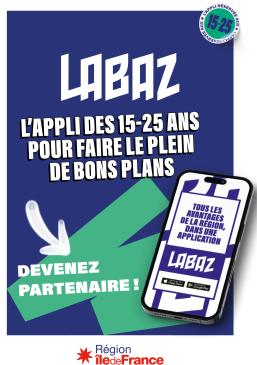 LABAZ, l'appli bons plans de la Région pour les 15-25 ans | Région Île ...